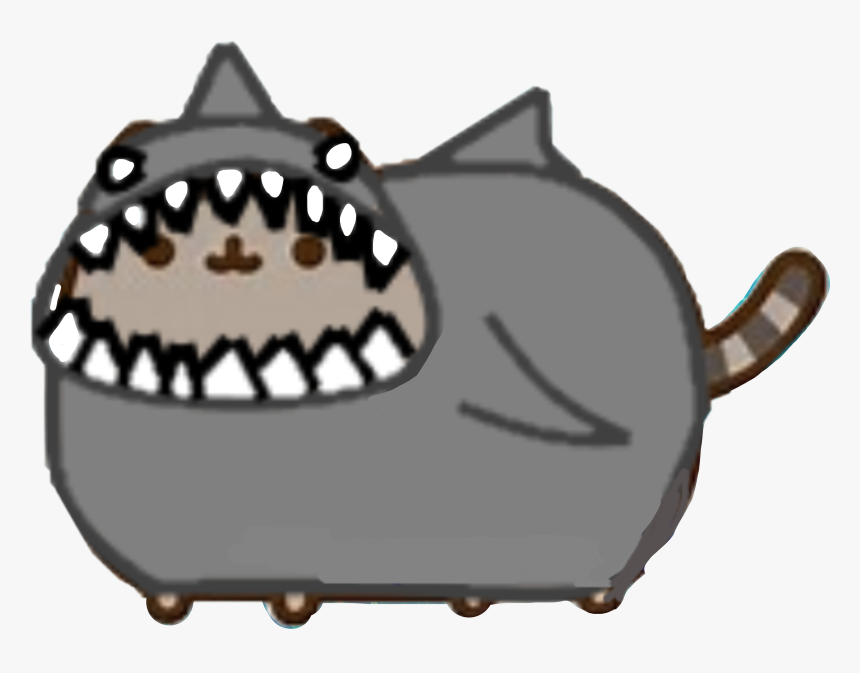 #freetoedit #shark #bite - Cartoon, HD Png Download - kindpng