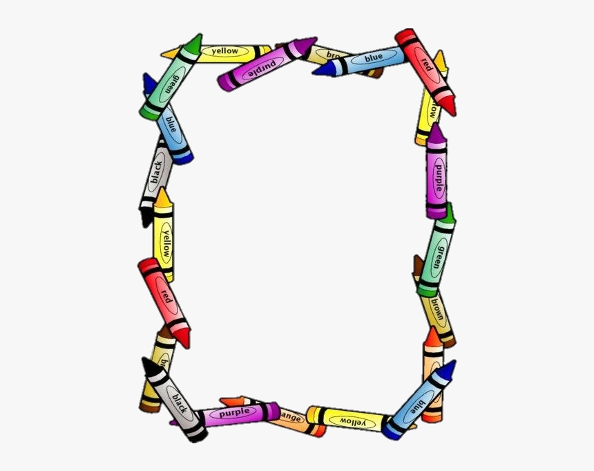 Crayon Border SVG