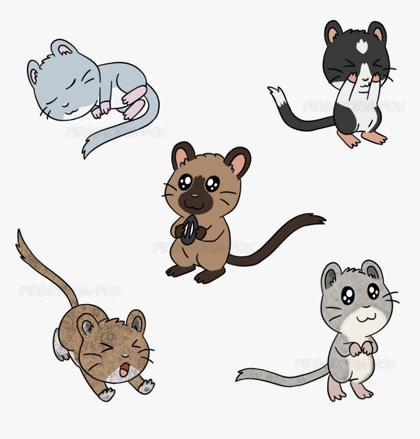 Gerbils - Cartoon, HD Png Download - kindpng