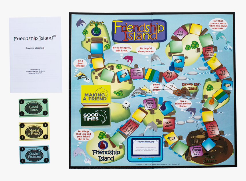 Friendship Island - Cartoon, HD Png Download - kindpng