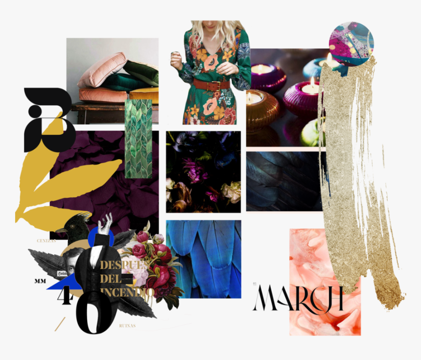 Moodboard Radiant Raven, HD Png Download - kindpng