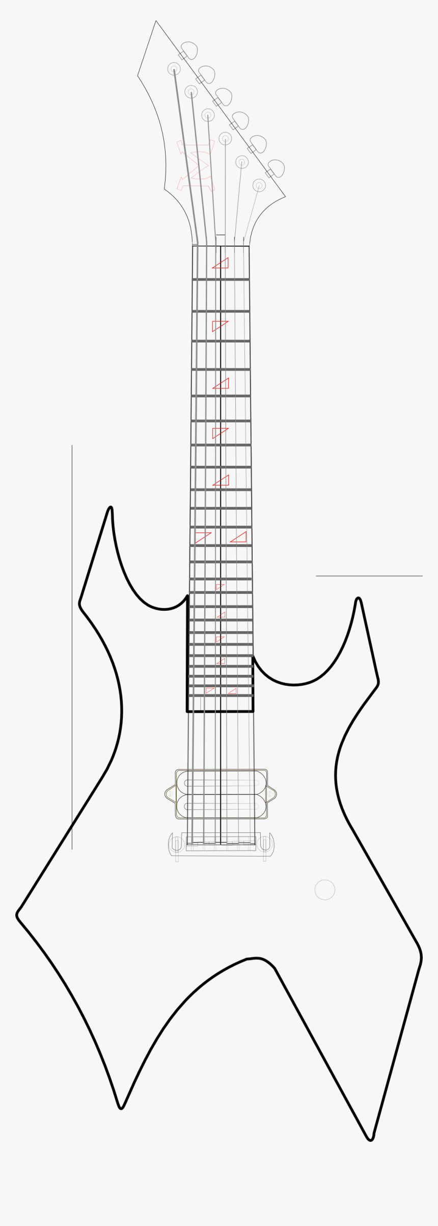 Acoustic Guitar Clipart Printable Metal Electric Guitar Templates HD 