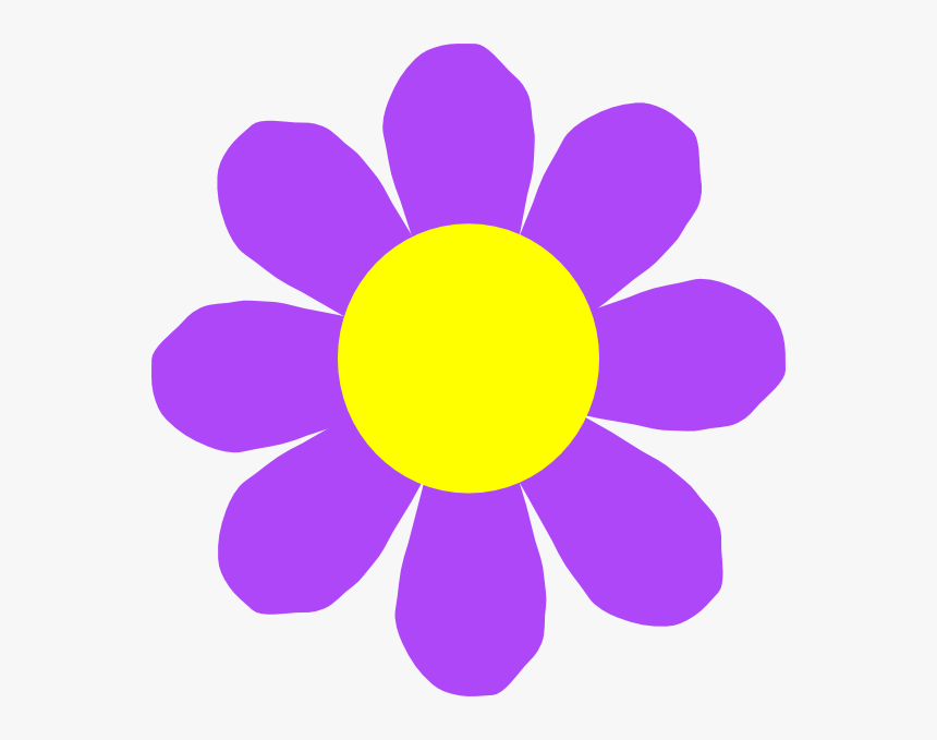 Purple Flower Svg Clip Arts, HD Png Download - kindpng