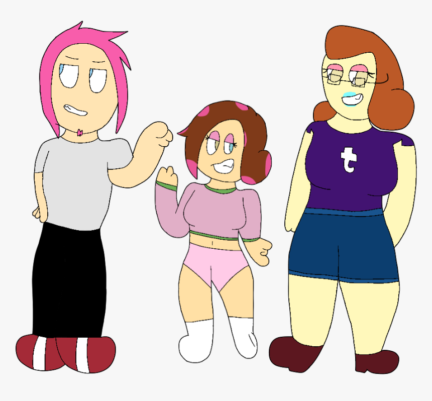Hinata And Nortilla As Humans - Cartoon, HD Png Download - kindpng