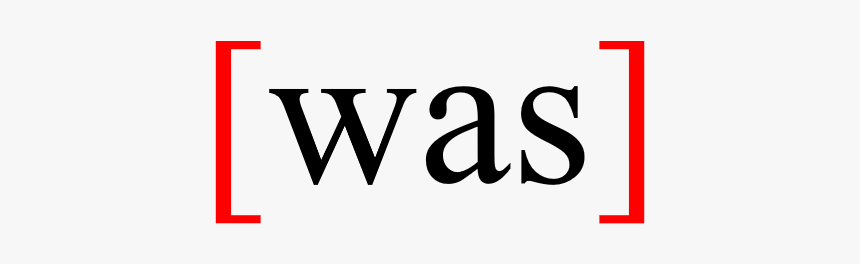 Square Brackets Punctuation - Carmine, HD Png Download - kindpng