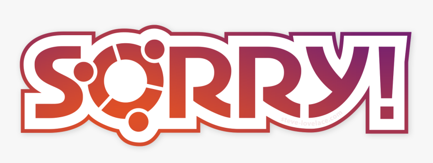 Logo Sorry Png, Transparent Png - kindpng