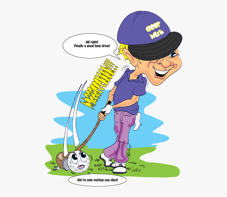The Putting Shot Cartoon - Cartoon, HD Png Download - kindpng
