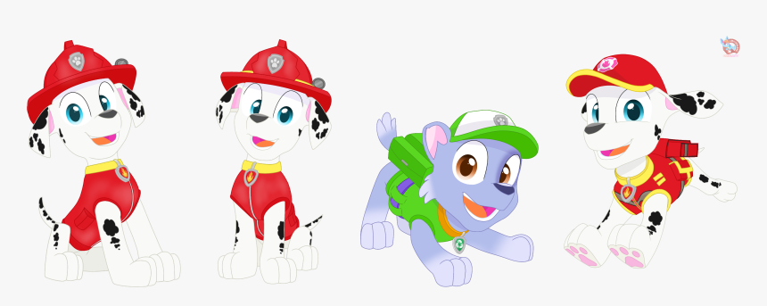 Marshall Vectors Plus Rocky, HD Png Download - kindpng