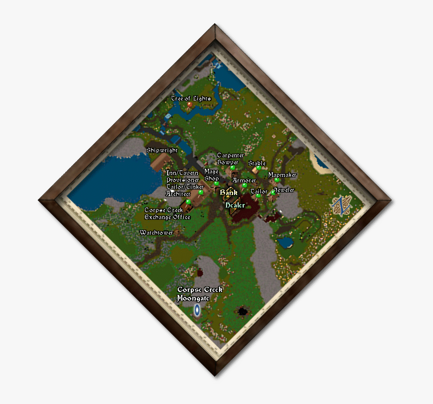 Town Corpsecreek Framed - Atlas, HD Png Download - kindpng
