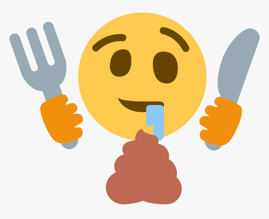 Poopeater Discord Emoji, HD Png Download - kindpng