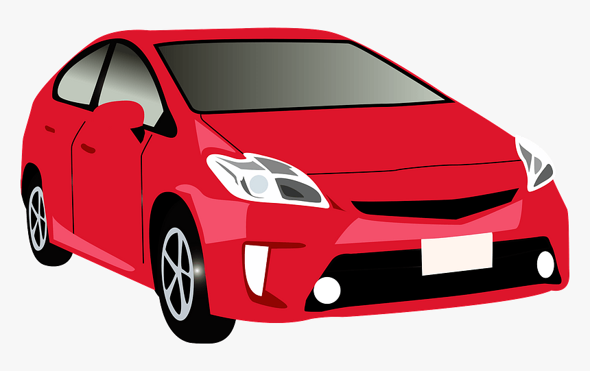 Toyota Prius Clipart - プリウス フリー 素材, HD Png Download - kindpng