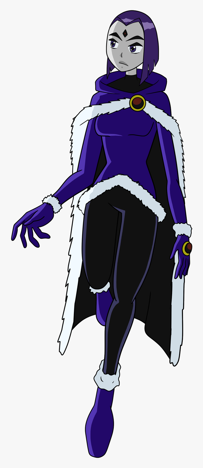 Winter Raven Teen Titans, HD Png Download - kindpng