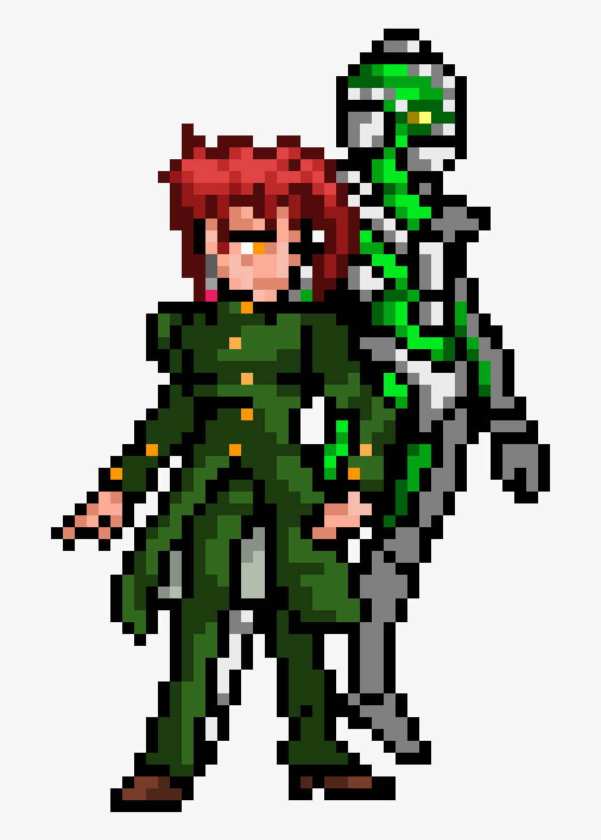 Noriaki Kakyoin Pixel Art HD Png Download Kindpng