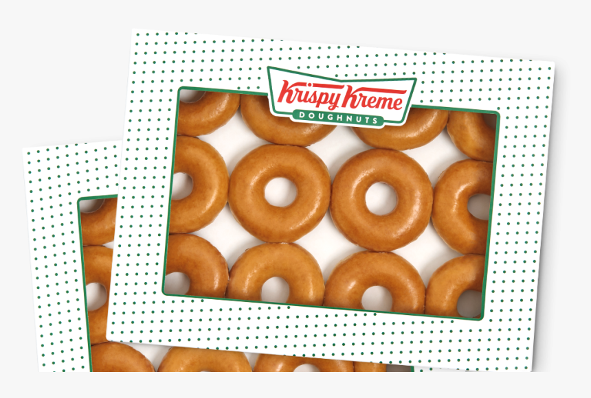 Krispy Kreme Doughnut Box HD Png Download Kindpng Krispy Kreme Doughnut Box HD Png Download Kindpng