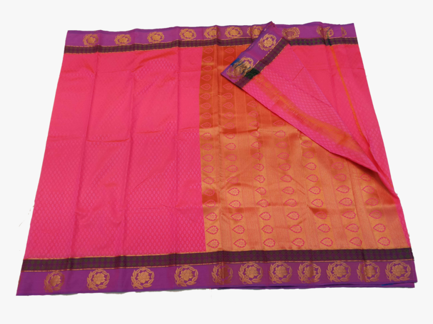 Silk Saree Png, Transparent Png - kindpng