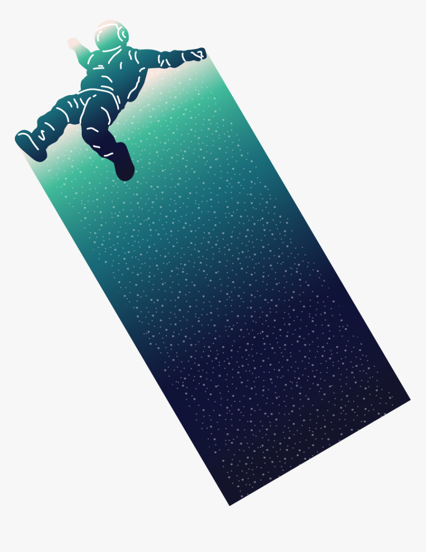 Astro-man - Snowboarding, HD Png Download - kindpng