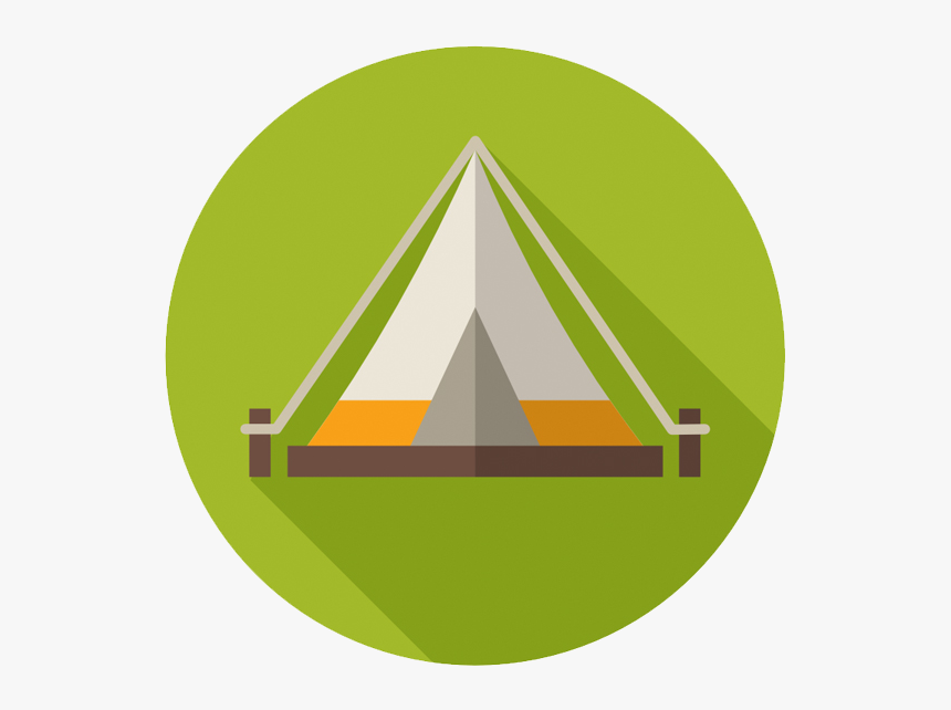 Clipart Tent Khemah - Flat Tent Icon, HD Png Download - kindpng