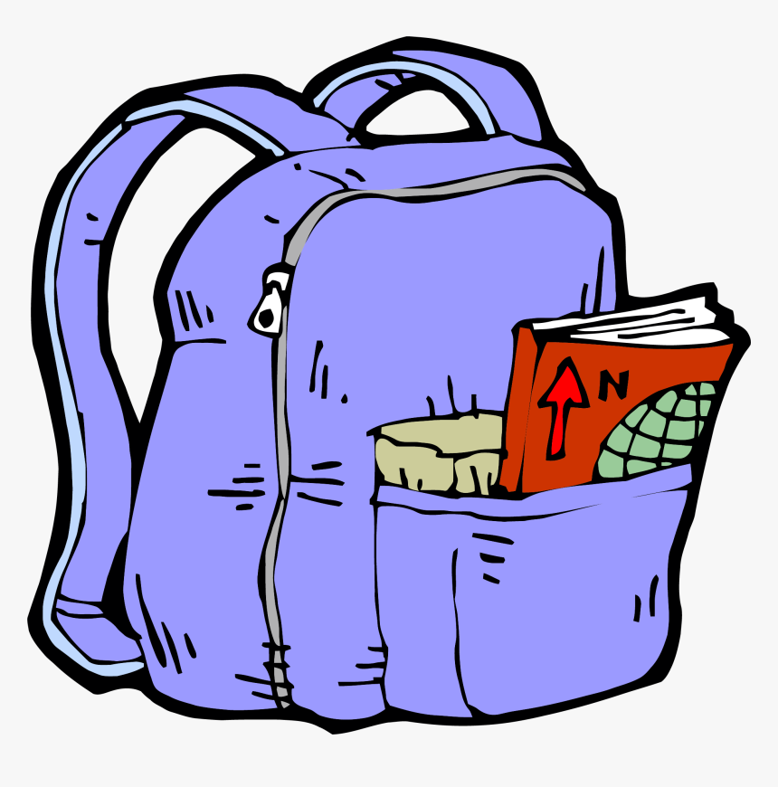 Backpack Clipart Gif, HD Png Download - kindpng